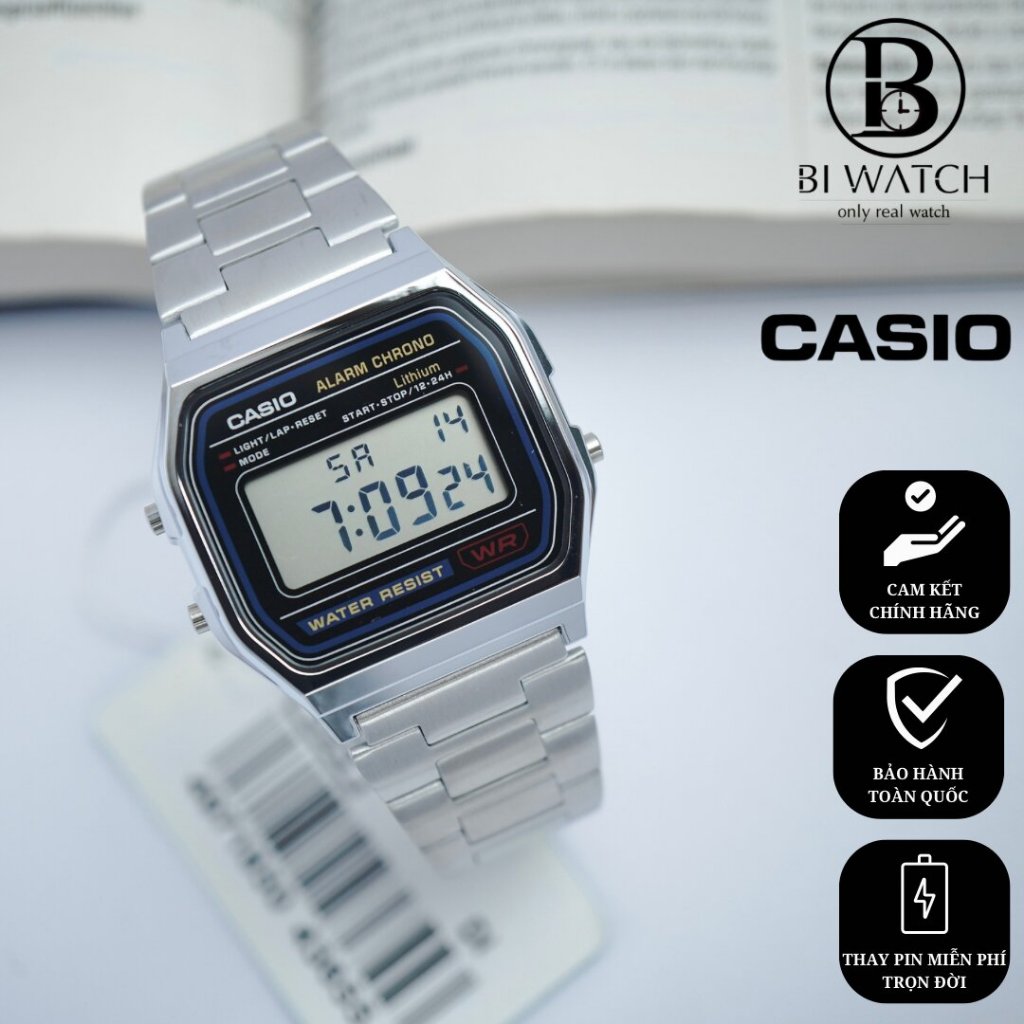 ĐỒNG HỒ NAM CASIO A158WA-1A || VINTAGE || CHÍNH HÃNG | Shopee Việt Nam