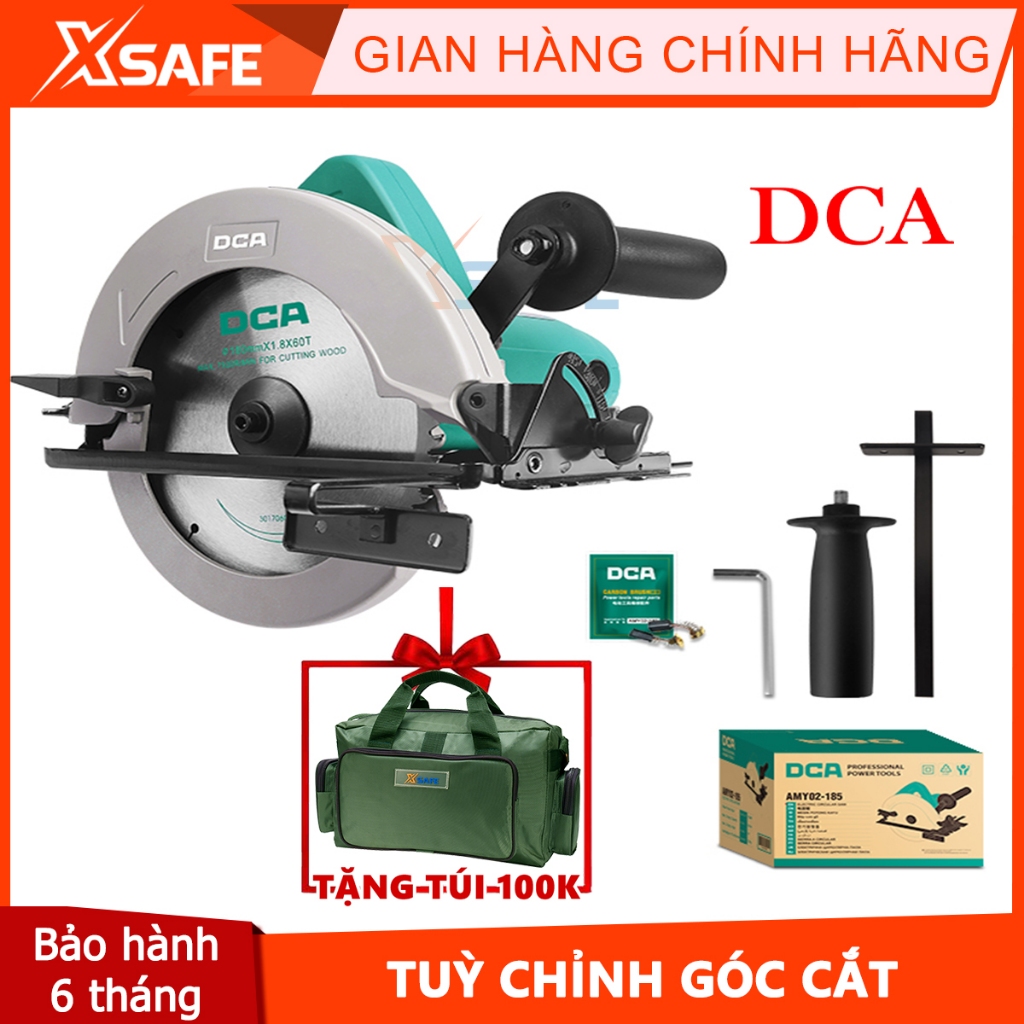 Máy cưa đĩa tròn DCA AMY02-185 công suất 1100W, đường kính lưỡi cắt ...