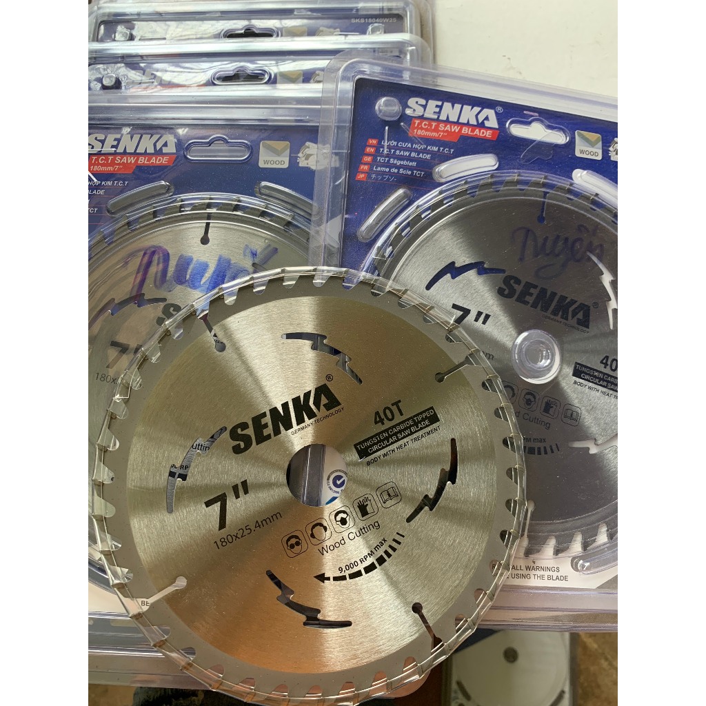 Lưỡi cưa mâm 185*40T*25,4 SenKa popular dùng cắt gỗ | Shopee Việt Nam