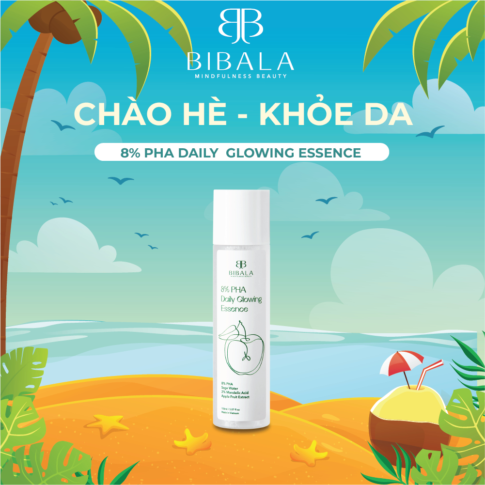 8% PHA Daily Glowing Essence 150 ml - Nước dưỡng sáng, tẩy TBC, ngừa mụn cho da Bibala | Shopee ...