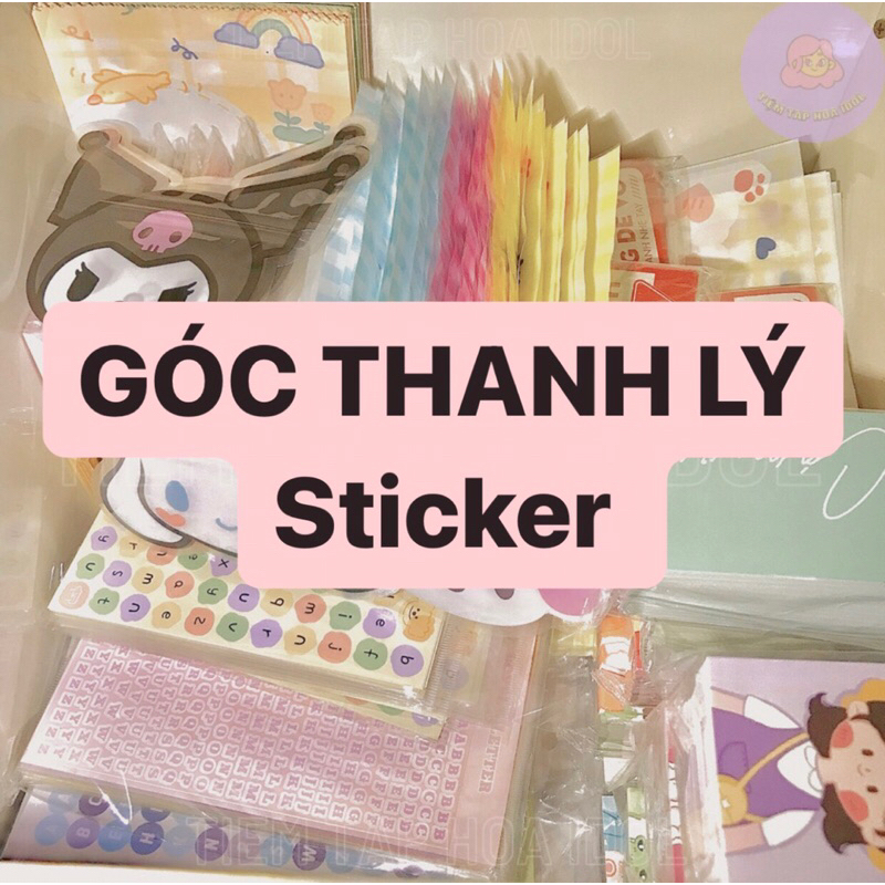 THANH LÝ STICKER TRANG TRÍ, DECOR | Shopee Việt Nam