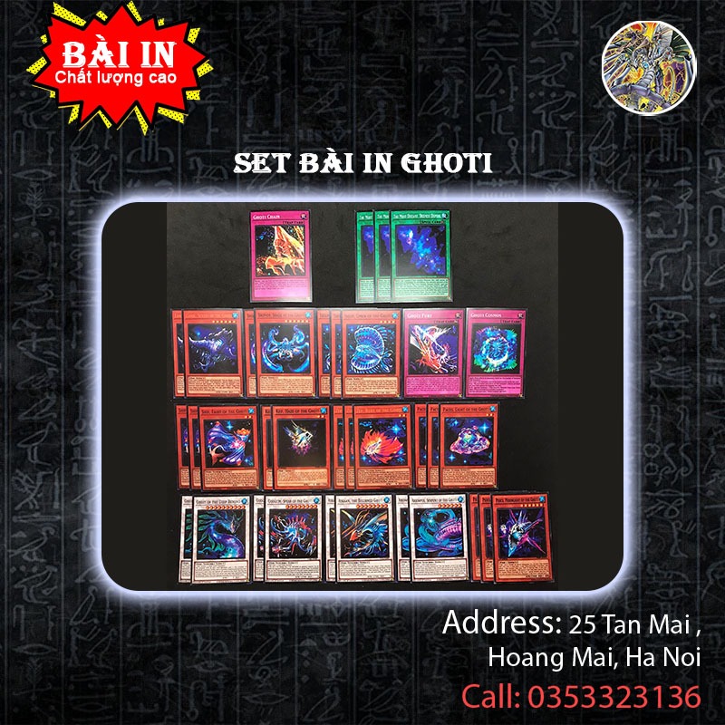 [Bài in Yu-gi-oh] Set bài in (19) - Ghoti | Shopee Việt Nam