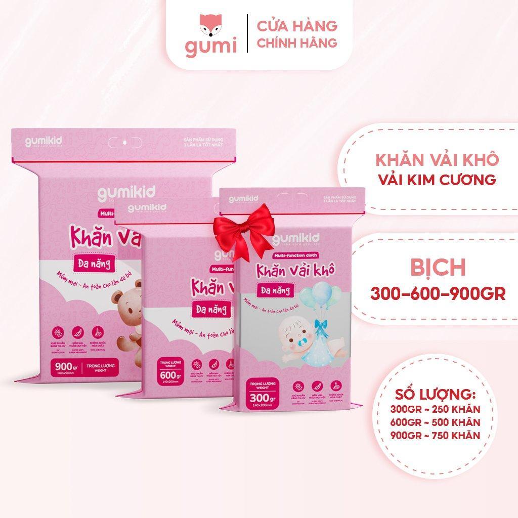 KHĂN VẢI KHÔ ĐA NĂNG DÀNH CHO MẸ VÀ BÉ GUMI 300/600/ 900g | Shopee Việt Nam