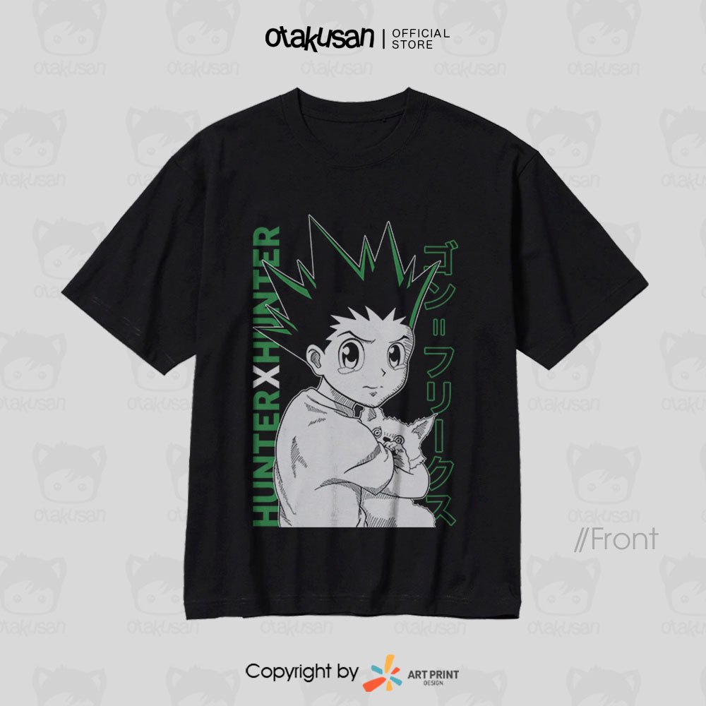 Áo thun HunterxHunter Gon Freecss Color Art (Black) ngắn tay | Shopee ...