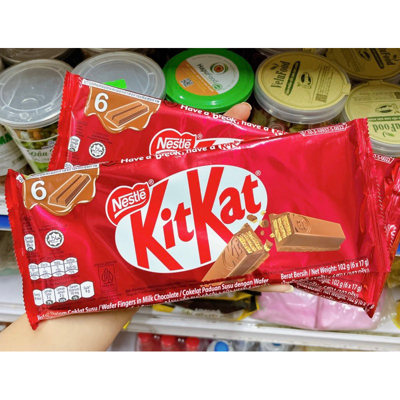 Bánh Kit Kat Nestl 102g(6 chiếc _17g) | Shopee Việt Nam