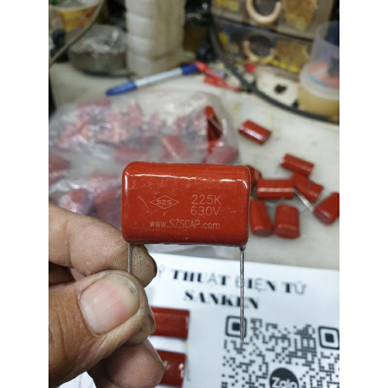 Tụ Điện CBB22 225J630V, 2,2uF, 630vDC, Tụ Kẹo, Tụ Film, Tụ Công Suất Máy Hàn Điện Tử | Shopee ...