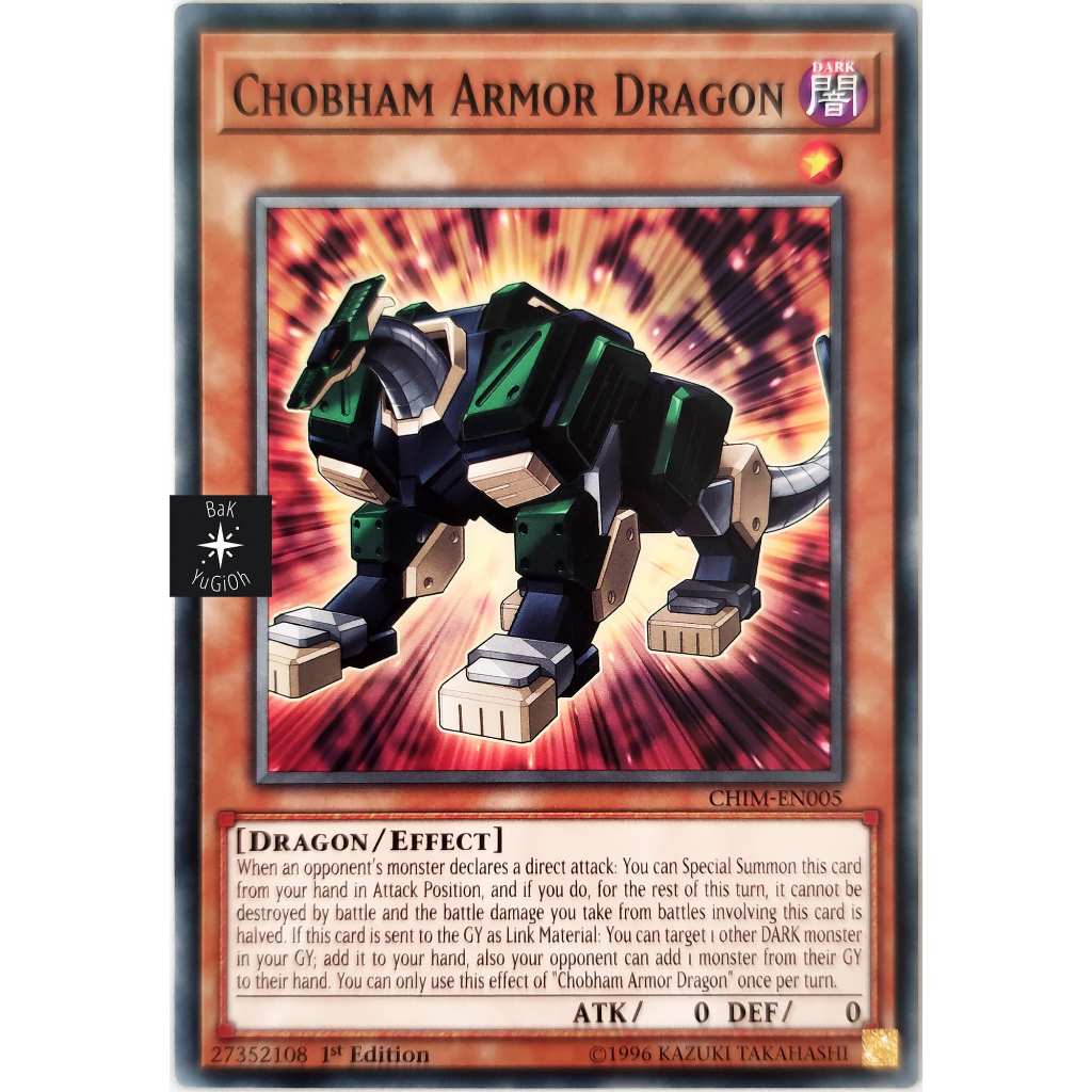 [BaK Yu-Gi-Oh!] Chobham Armor Dragon |EN| Common [Chính Hãng] | Shopee ...