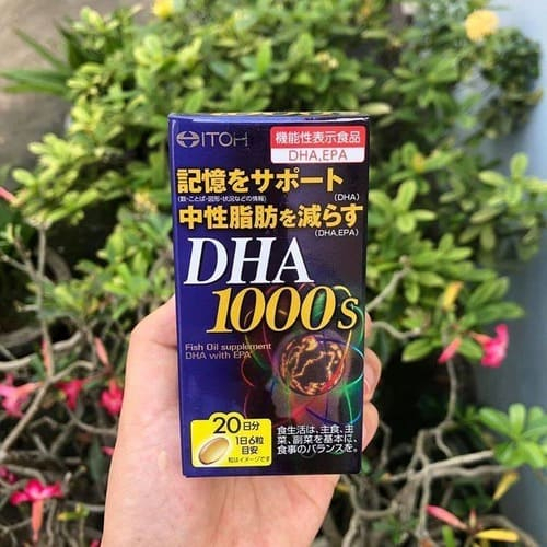 Viên uống bổ não DHA 1000mg & EPA 14mg ITOH Nhật Bản DHA Itoh 1000s | Shopee Việt Nam