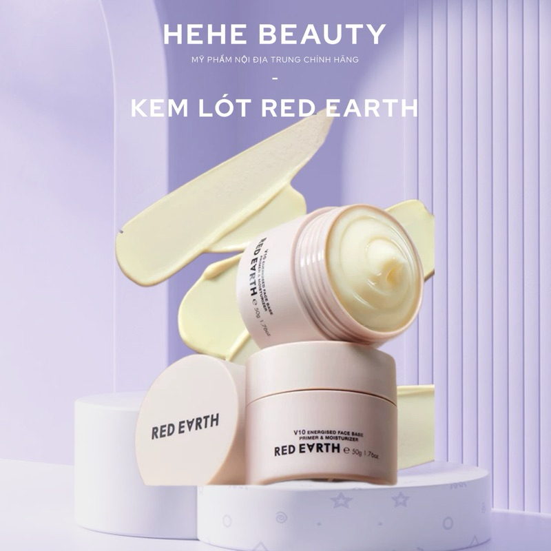 RED EARTH - Kem Lót RED EARTH Dưỡng Ẩm Da Mặt RED EARTH V10 - Che Lỗ ...
