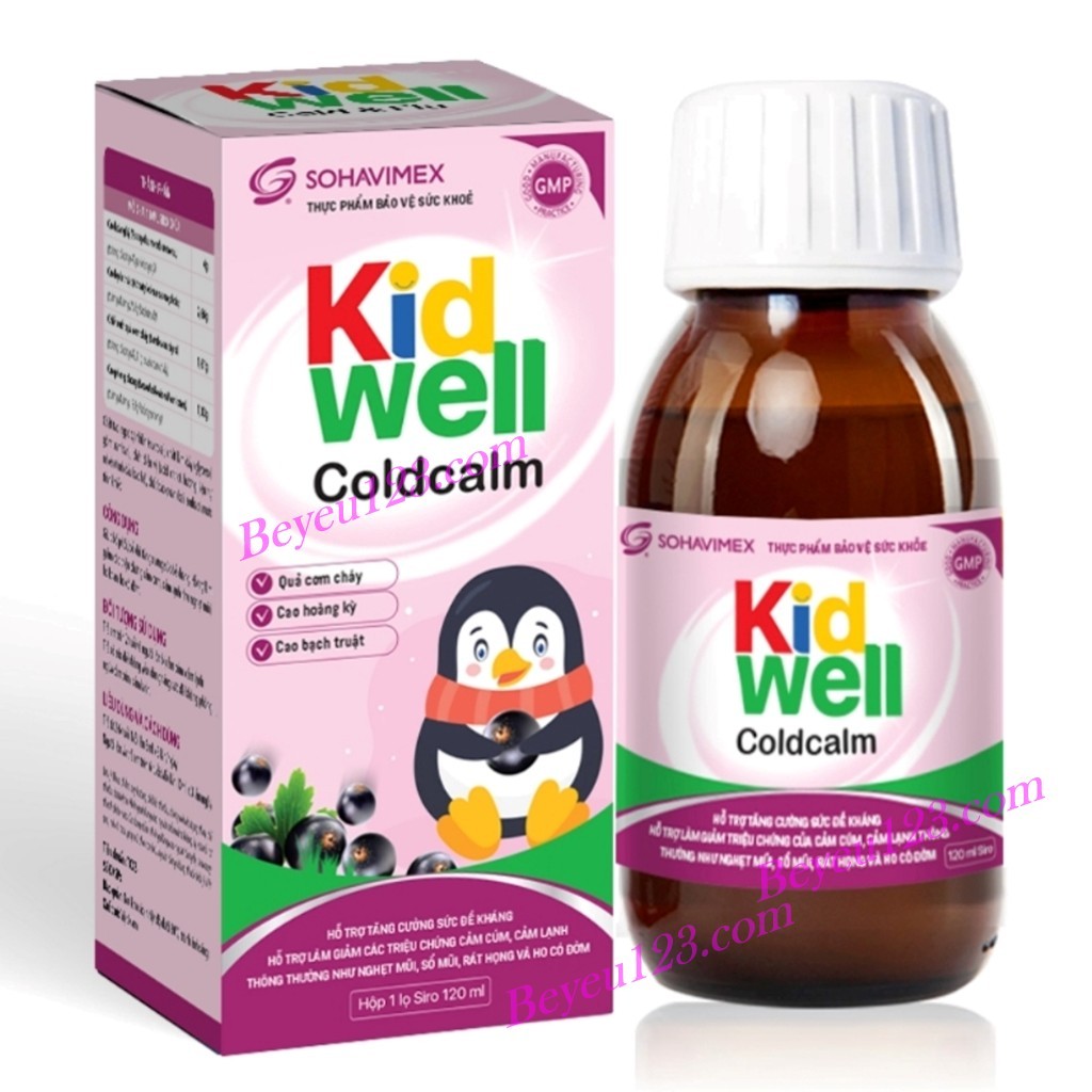 Siro Kid Well ColdCalm 120ml hỗ trợ ho cảm & tăng cường sức đề kháng ...