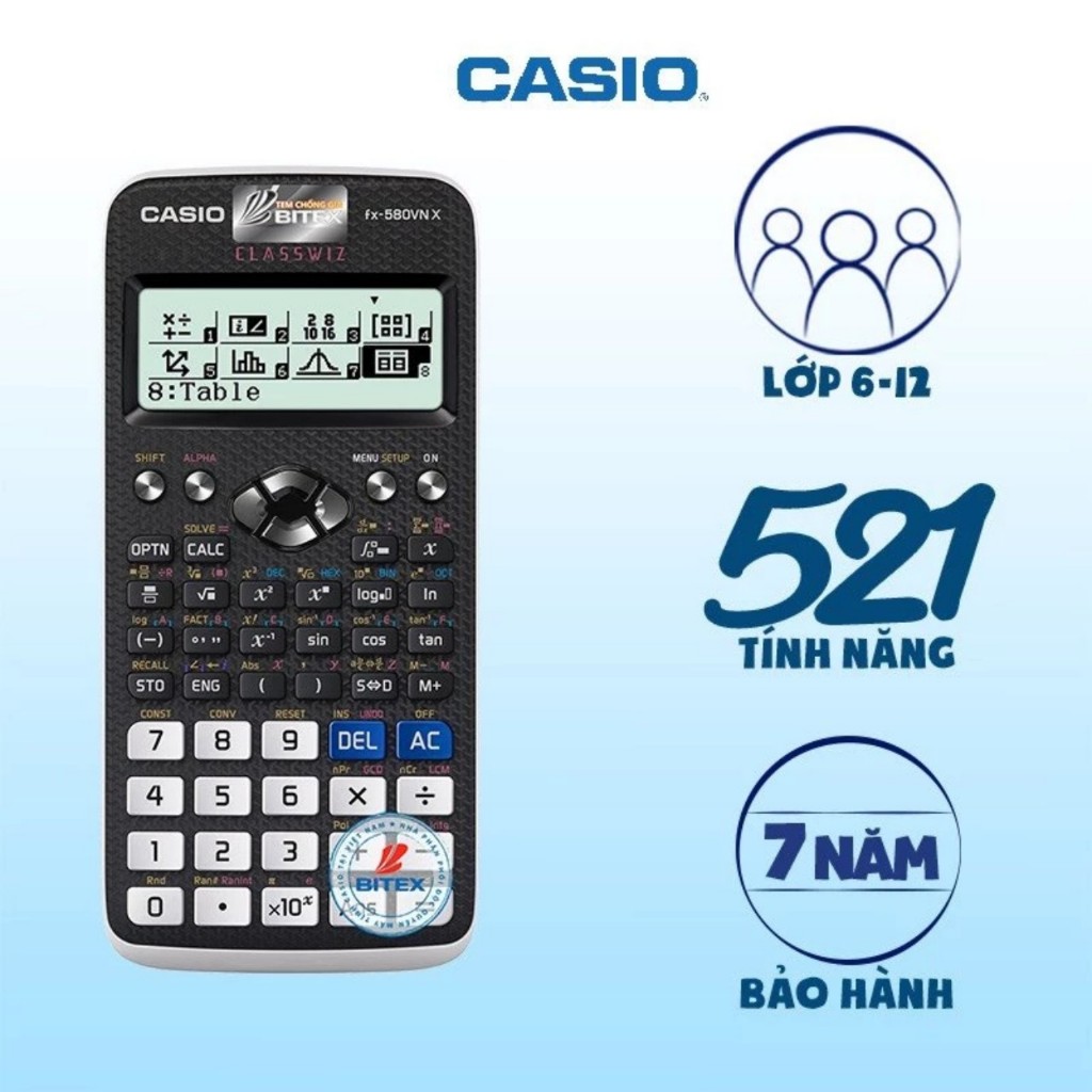 Casio fx 580 - Giá Tốt, Miễn Phí Vận Chuyển, Đủ Loại | Shopee Việt Nam