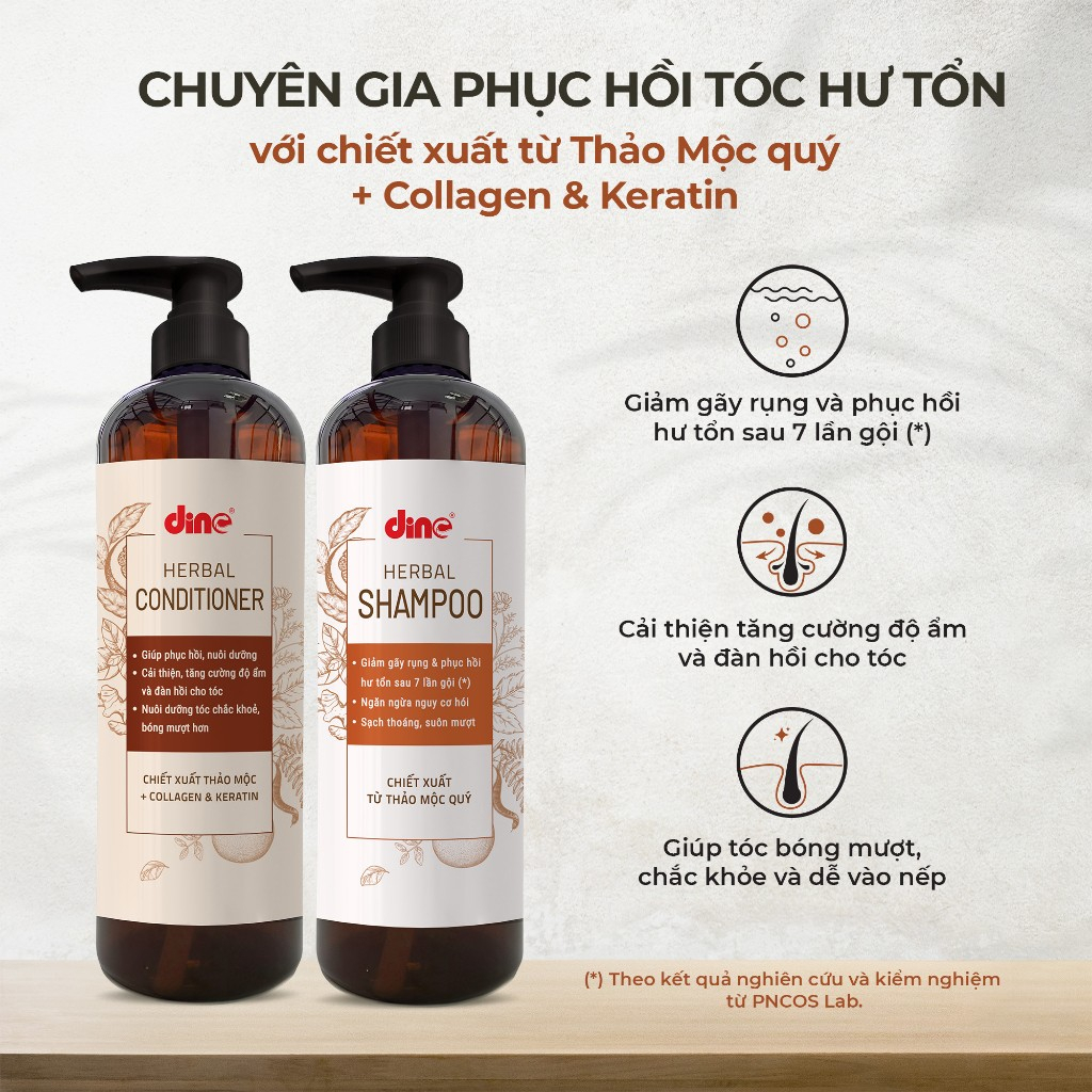 Combo gội xả thảo mộc dưỡng sinh kích thích mọc_800ml_(DINO_HERBAL ...