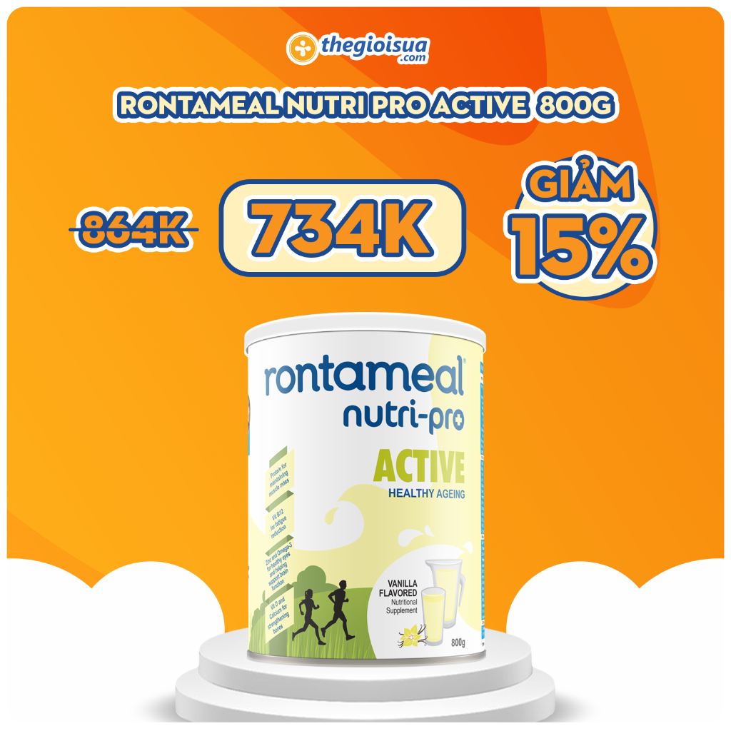 Sữa bột Rontameal Nutri Pro Active 800g | Shopee Việt Nam