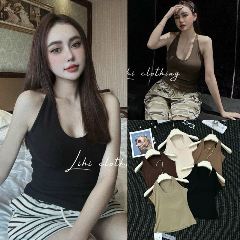 Áo thun ba lỗ cổ khoét V sexxy, Áo kiểu dáng ôm tôn dáng AT0911 - NhiNhi Shop | Shopee Việt Nam