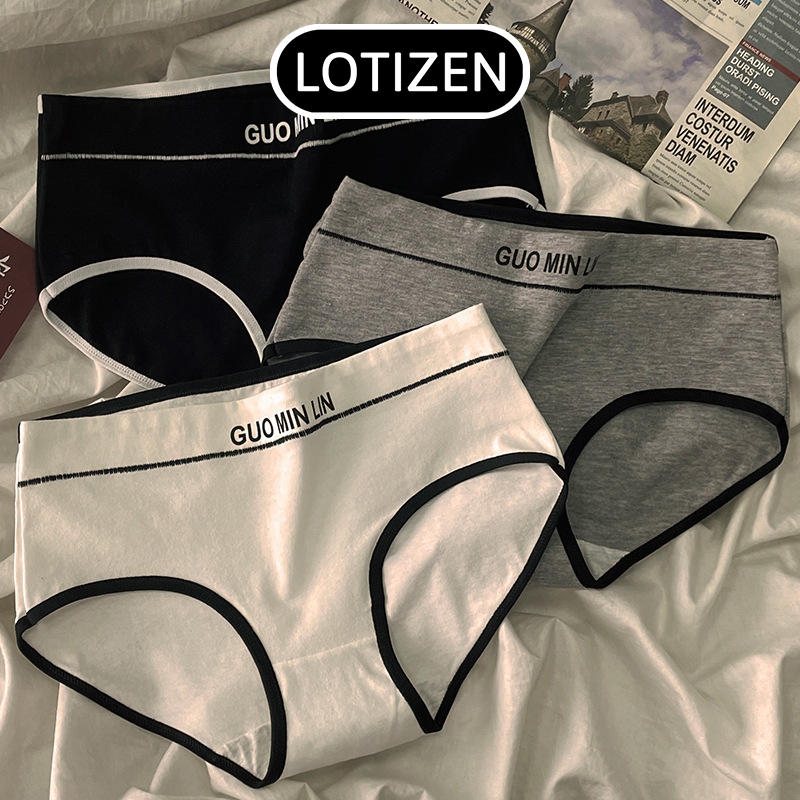 SET 5 Quần lót cạp cao nữ cotton cao cấp Gou Min Lin Quần lót nữ Lotizen Mã 164 | Shopee Việt Nam