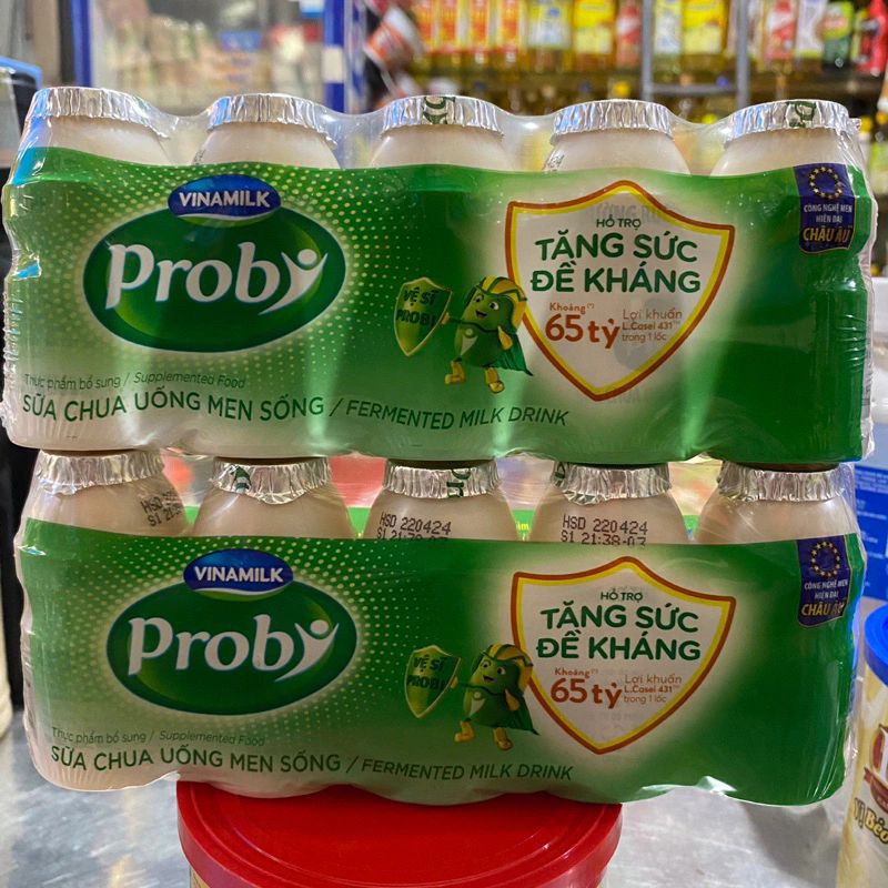Sữa chua uống probi lốc 5 chai x 65ml | Shopee Việt Nam
