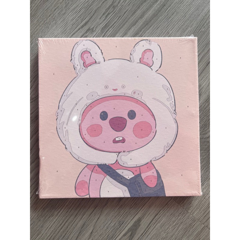 Tranh tô màu số hoá 20*20cm loopy, capybara | Shopee Việt Nam