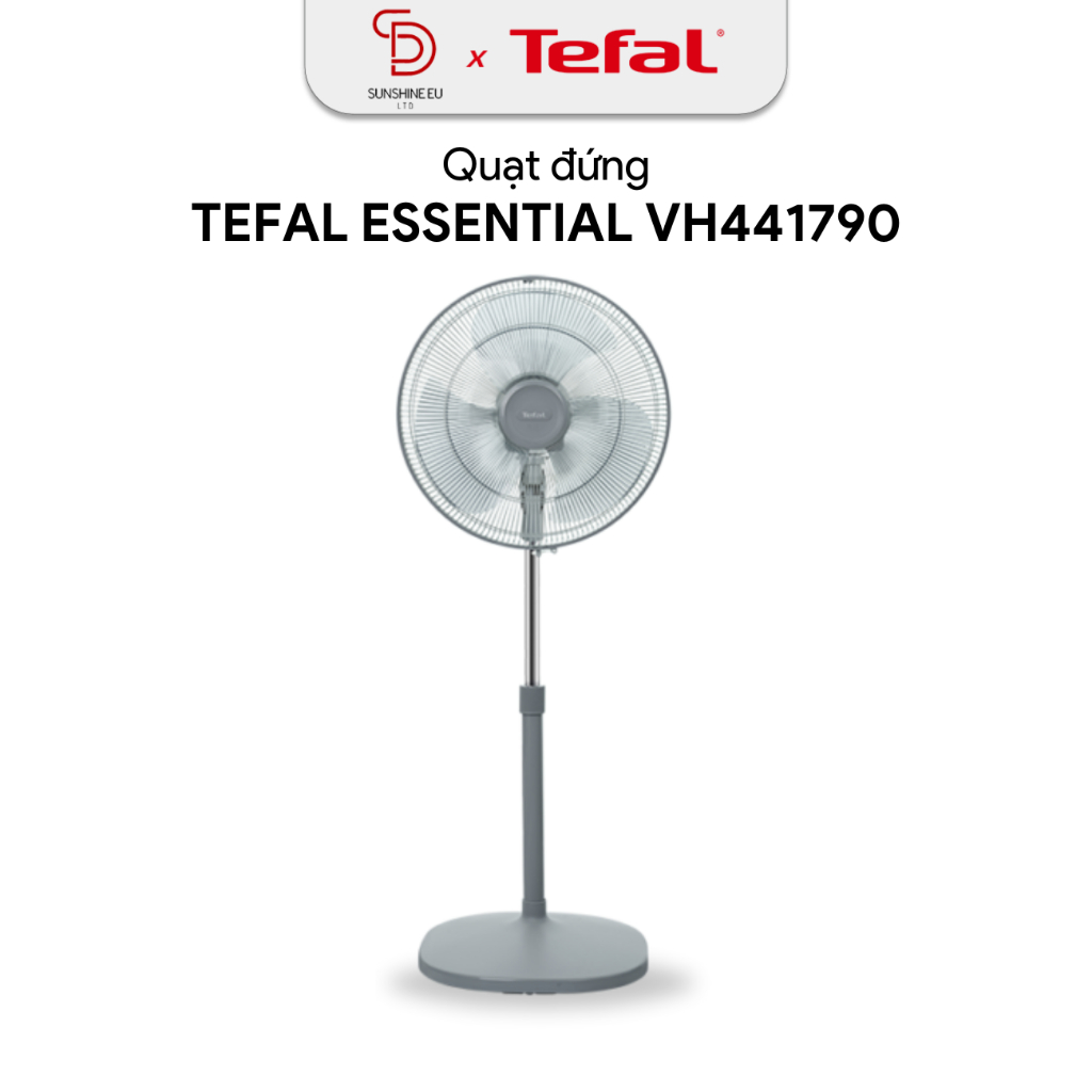 Quạt đứng Tefal Essential VH441790, màu xám- Gian hàng chính hãng bảo ...