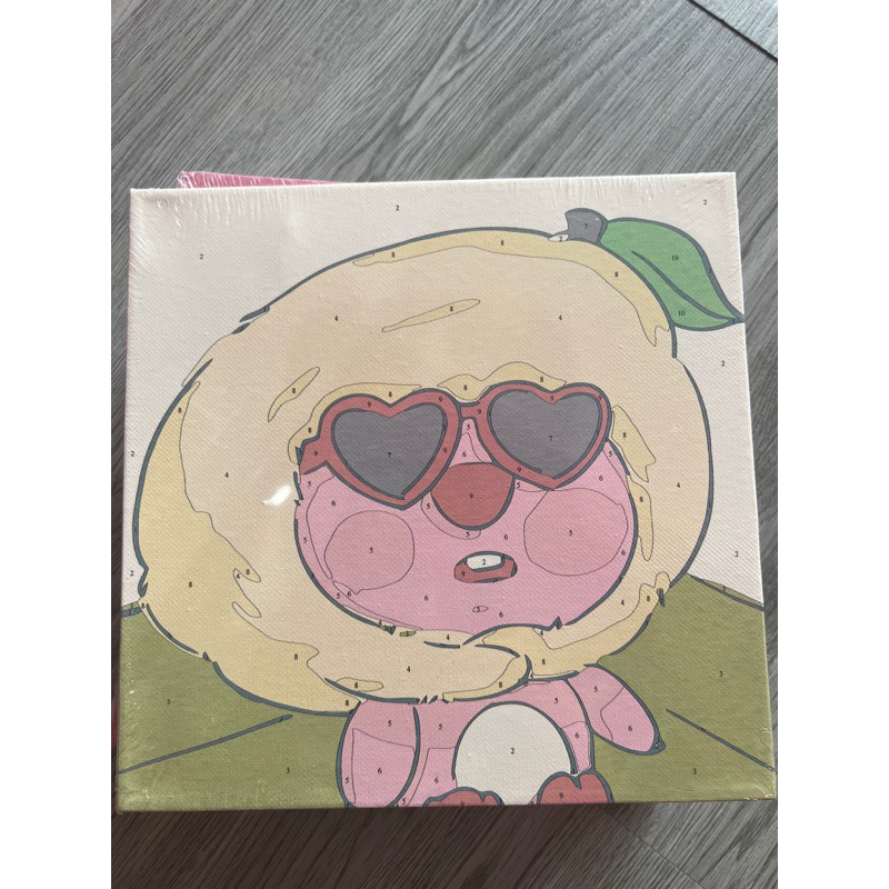 Tranh tô màu số hoá 20*20cm loopy, capybara | Shopee Việt Nam