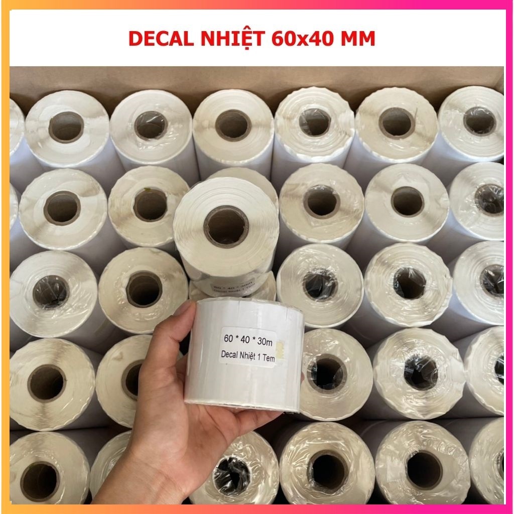 TEM NỘI THẤT Giấy In Tem 60x40 mm - Decal Nhiệt 6x4 cm | Shopee Việt Nam