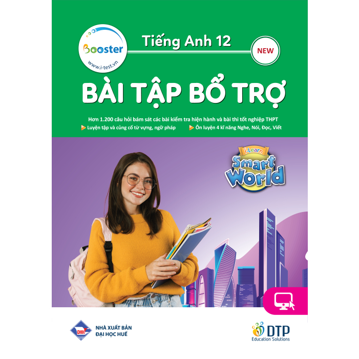 Sách - Dtpbooks - Bài tập Bổ trợ Tiếng Anh 12 i-Learn Smart World | Shopee Việt Nam
