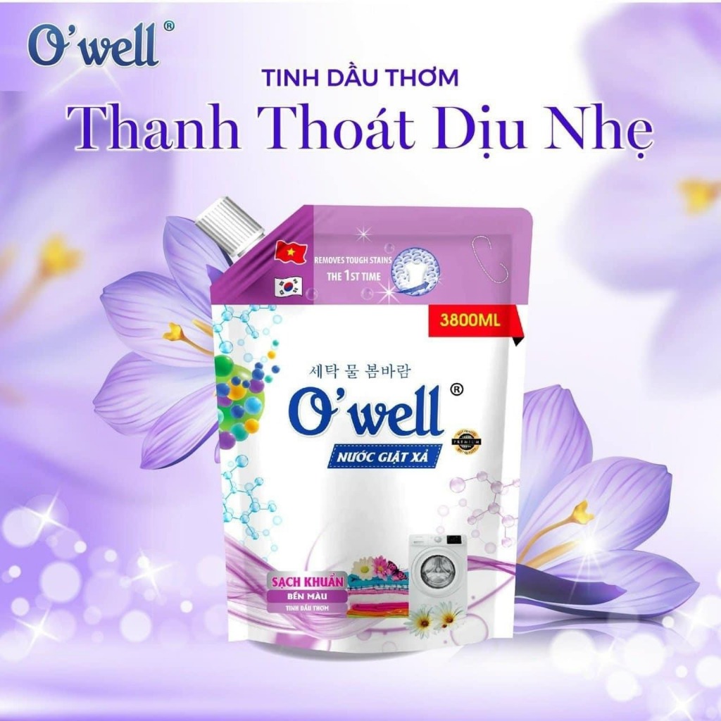 Nước giặt xả Owell Hương Tinh Dầu - Bao Bì Mới | Shopee Việt Nam