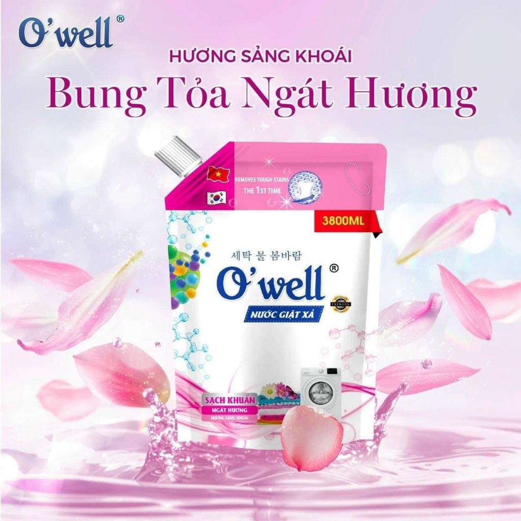 Nước giặt xả Owell Hương Sảng Khoái - Bao Bì Mới | Shopee Việt Nam