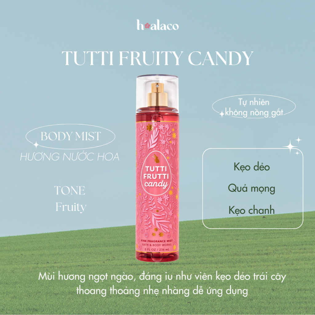 [Mùi bánh kẹo trái cây] BODY MIST Xịt thơm Bath & Body Works - Victoria ...