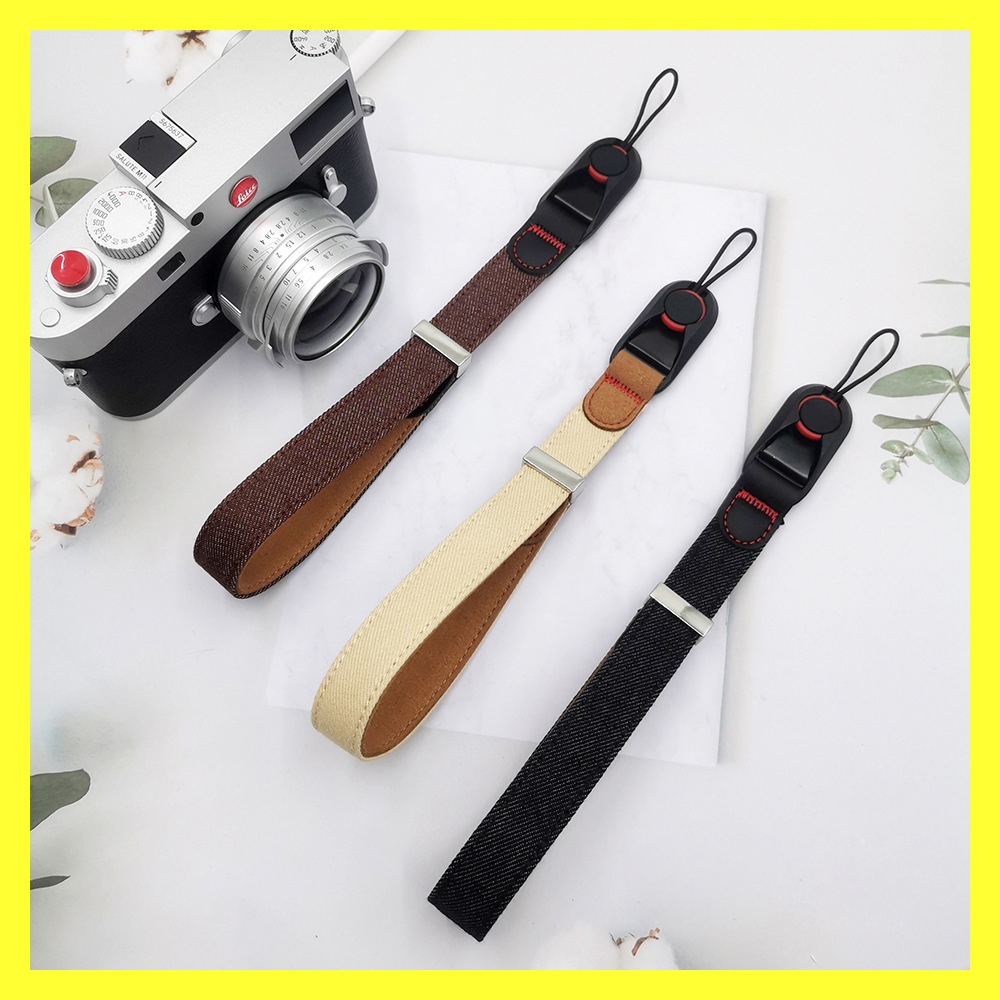 Dây máy ảnh đeo cổ tay hand strap quick release TD40 | Shopee Việt Nam