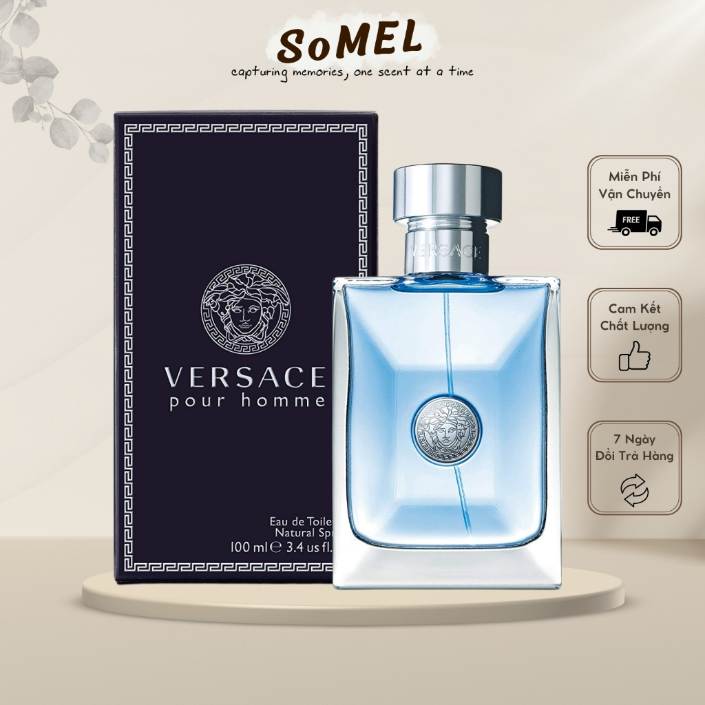 Nước hoa nam Versace Pour Homme EDT 100ml - Mùi hương Tươi mát Mạnh mẽ ...