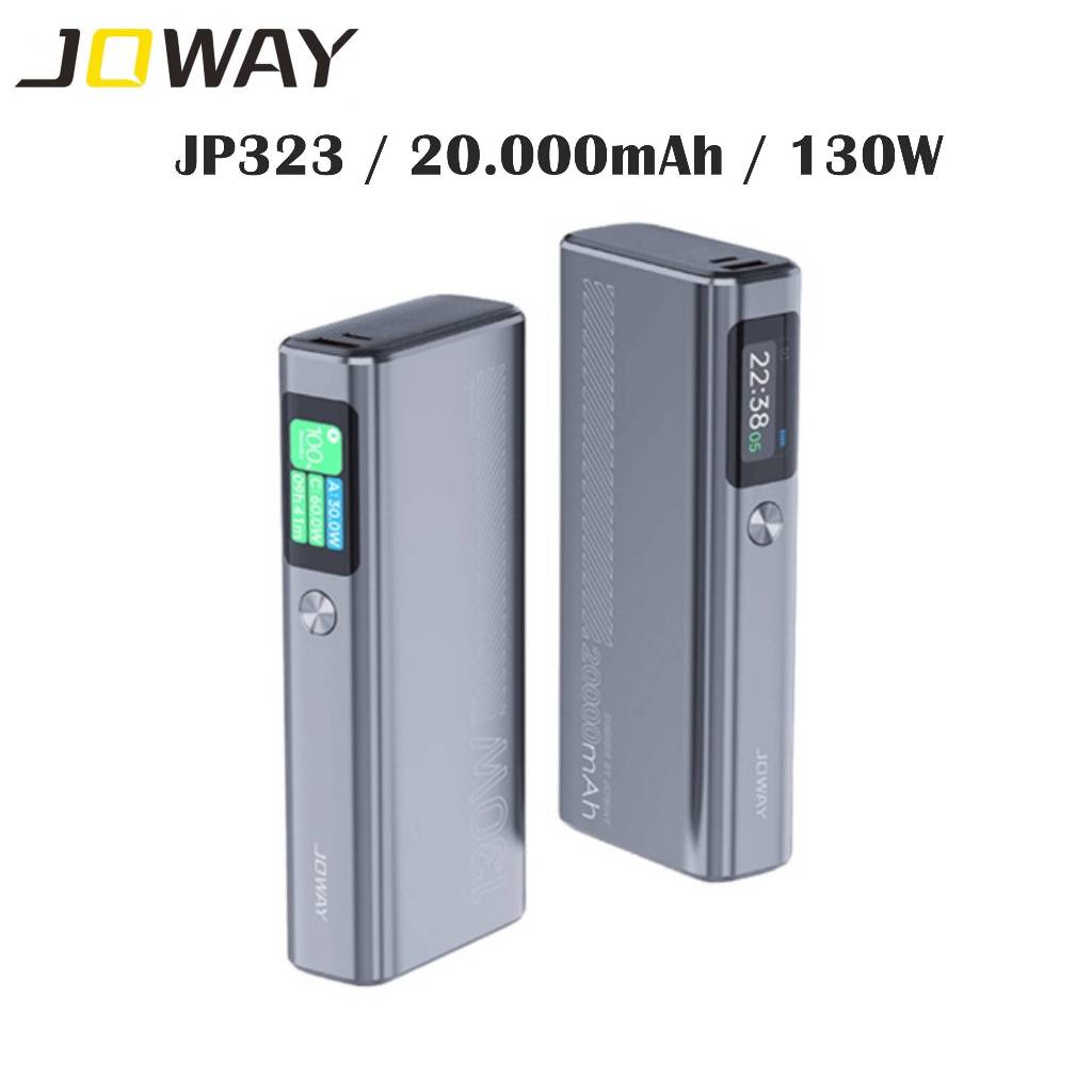 Pin Sạc Dự Phòng Joway JP323 Sạc Nhanh 130W, Dung Lượng 20.000mAh, Tích ...