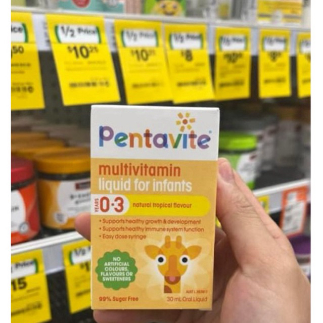 Pentavite Multivitamin - Vitamin Tổng Hợp Cho Bé 0-3 Tuổi 30ml | Shopee ...