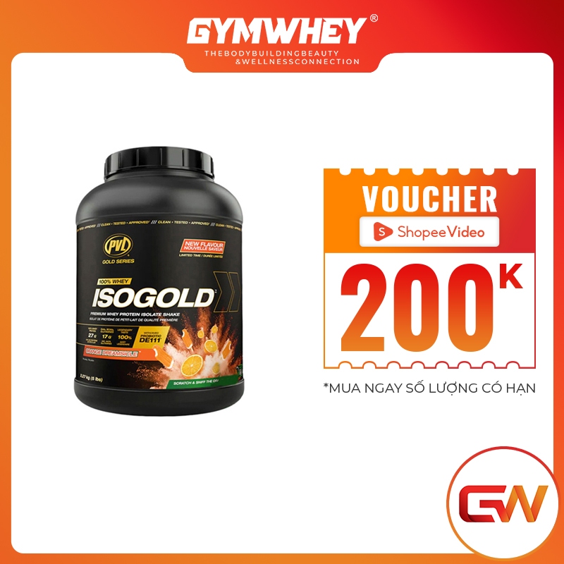 ISO GOLD PVL Cung Cấp 27gr Protein Siêu Tinh khiết PVL Iso Gold 5Lbs (2 ...