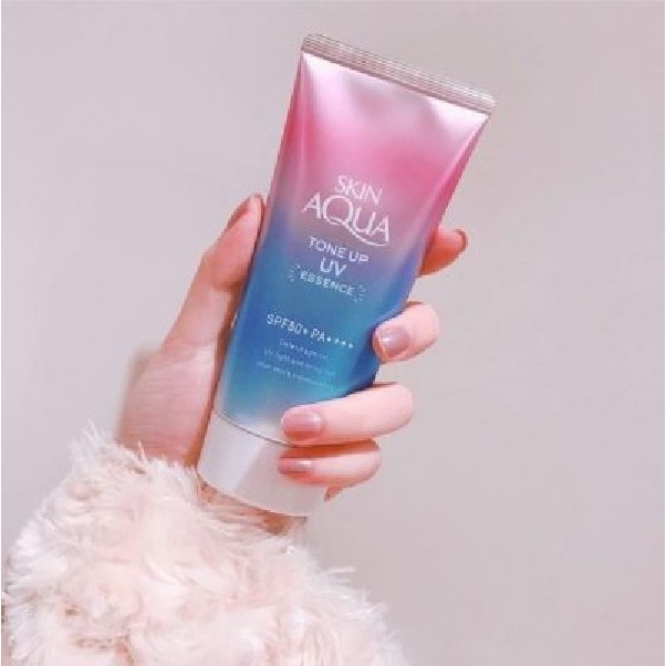 Kem Chống Nắng ROHTO - Skin Aqua Tone Up UV Essence SPF50+/PA++++ 80g | Shopee Việt Nam