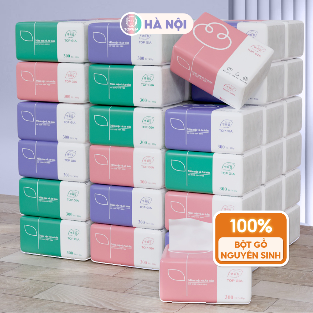 Giấy ăn rút TopGia cao cấp thùng 30 gói nhỏ tiện lợi cho cuộc sống hàng ...