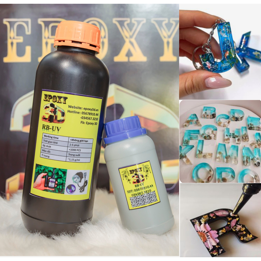 Keo UV Resin, Keo Resin UV 3D Trong Suốt Cứng Nhanh Khô | Shopee Việt Nam