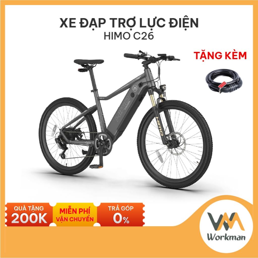 Xe Đạp Điện Trợ Lực Himo C26 - Phiên Bản Nâng Cấp - Tốc Độ Tối Đa 35km ...