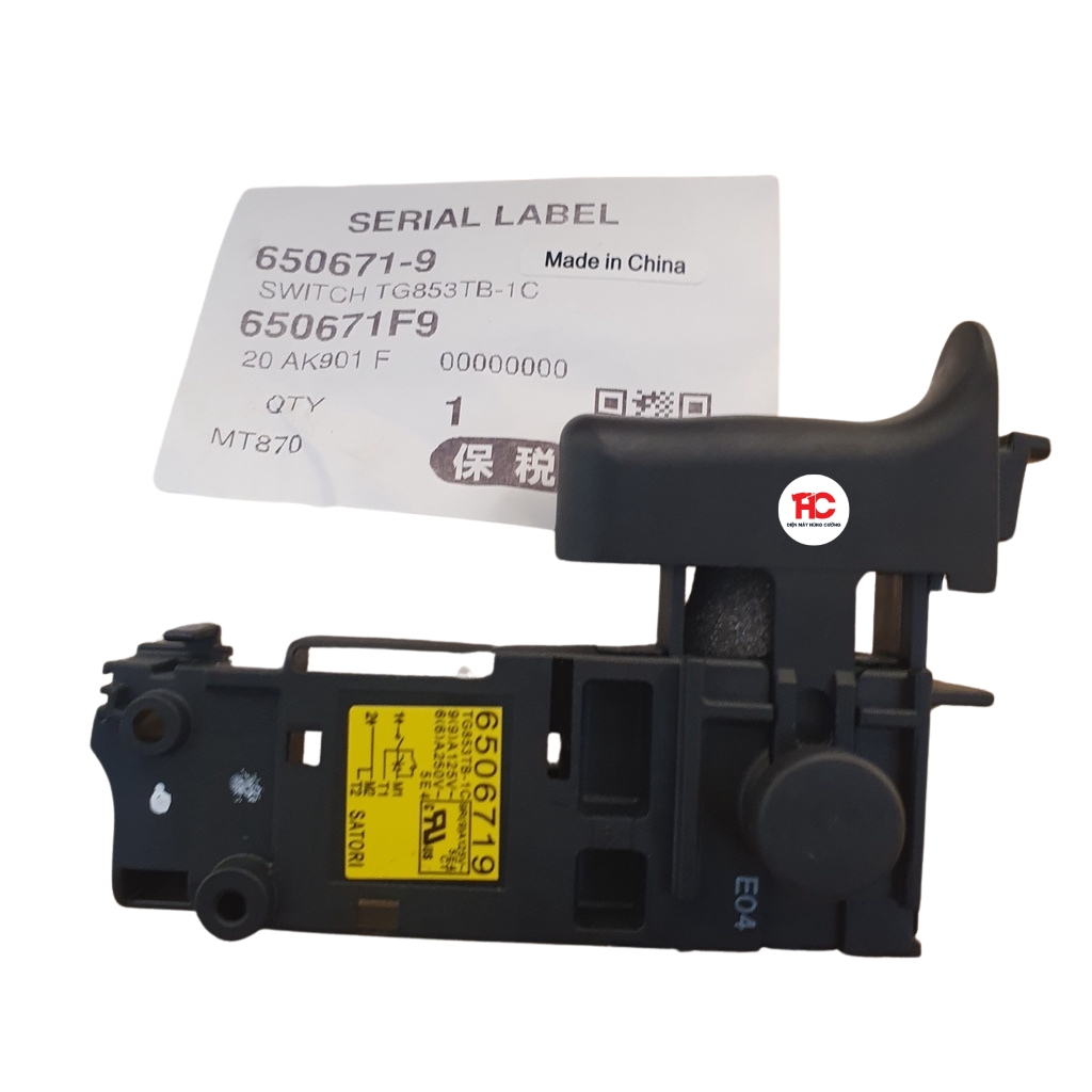 Công tắc máy khoan bê tông Makita M8700 M8701 Maktec MT870 MT871 650671 ...