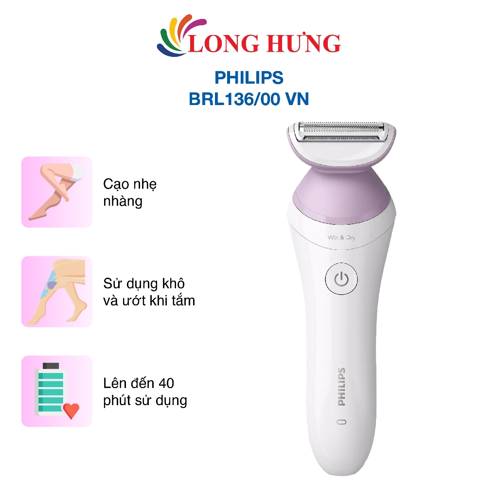 Máy cạo lông Philips BRL136/00 VN - Hàng chính hãng | Shopee Việt Nam