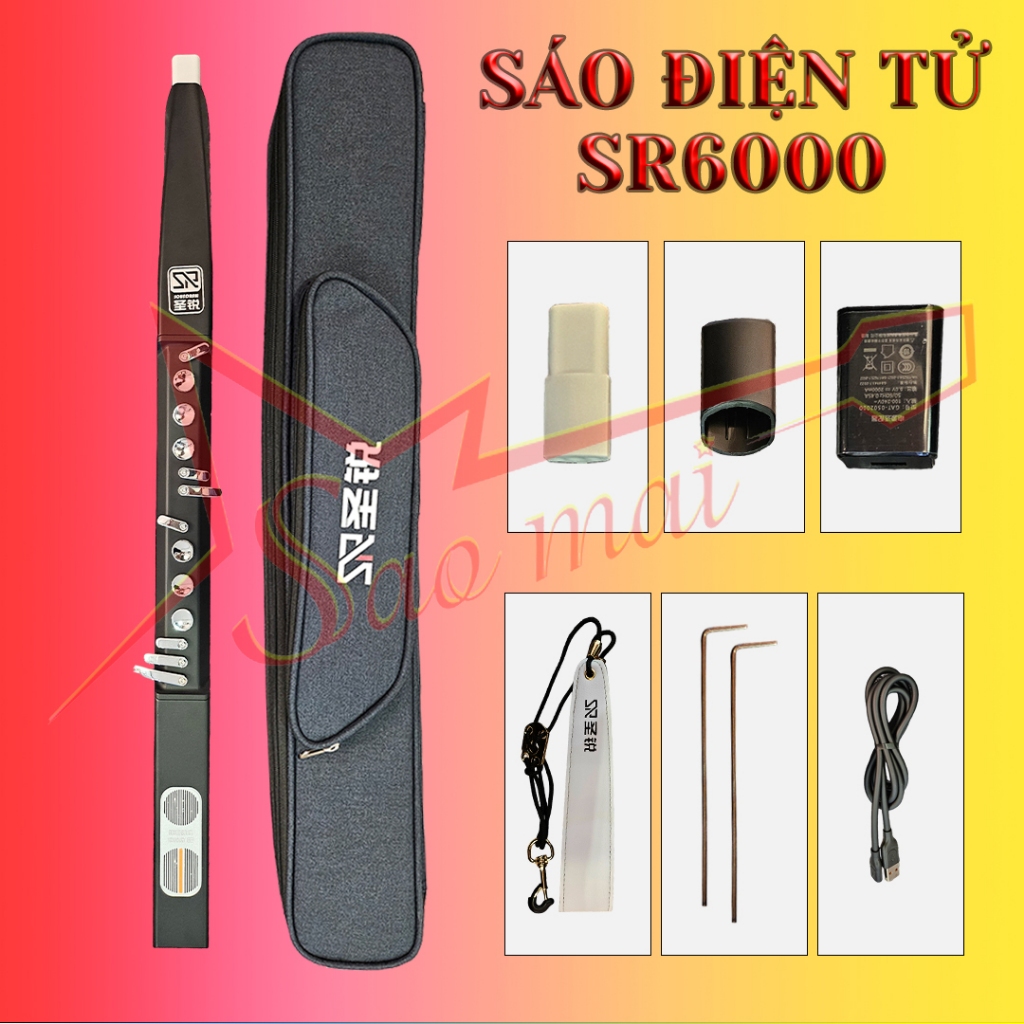 [CHÍNH HÃNG] Sáo Điện Tử SOUNDROW SR6000 LikeNew - Kèn Điện Tử biểu diễn chuyên nghiệp | Shopee ...