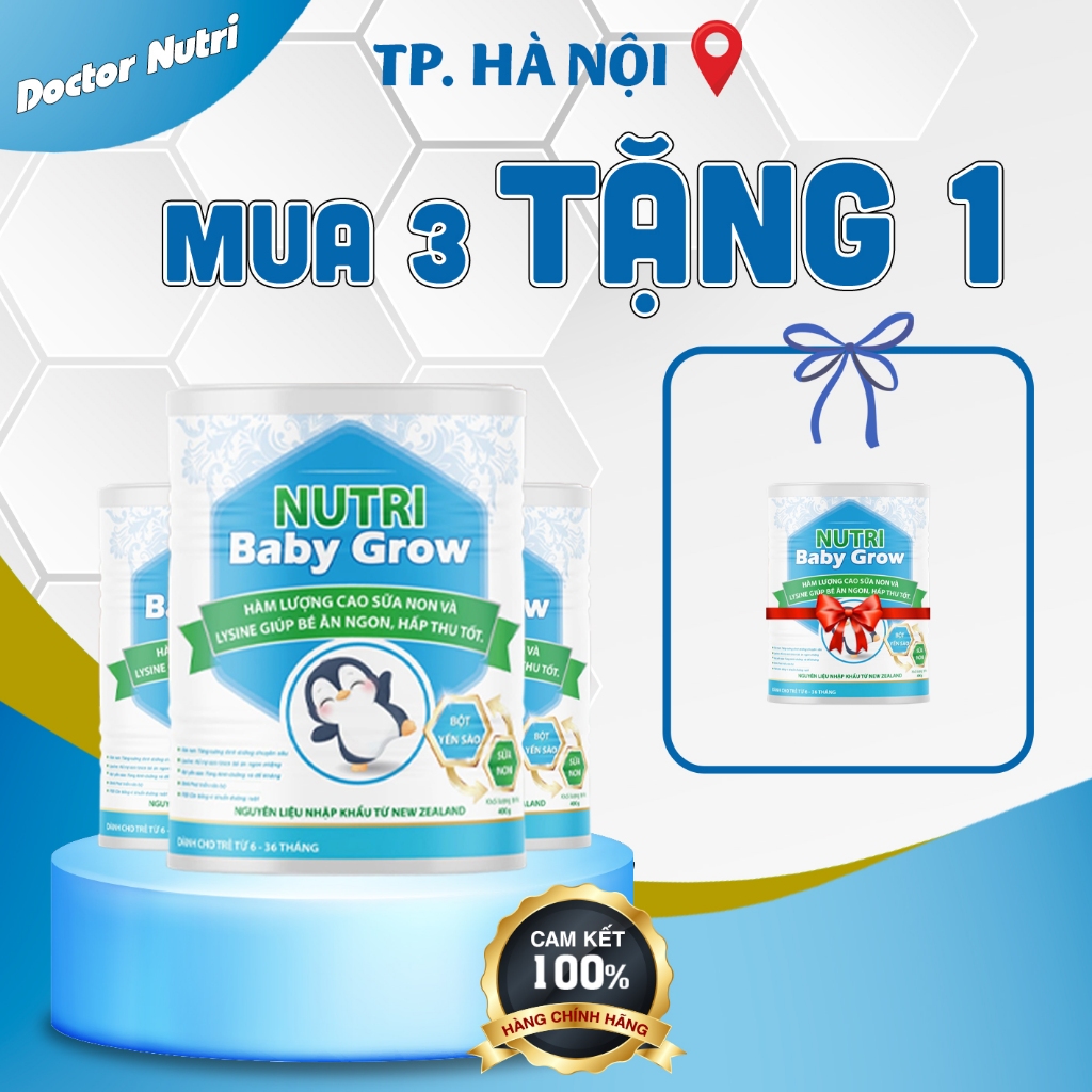 Sữa non cho bé sơ sinh cho trẻ 6-36 tháng Nutri Baby Grow DOCTOR NUTRI phát triển trí não cân ...