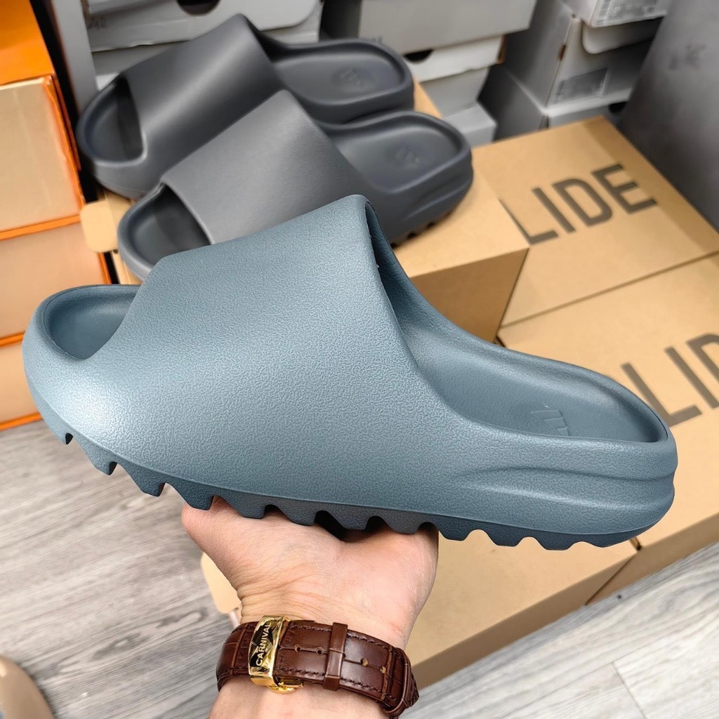 Dép đúc bánh mì YZ slide xăng đan quai ngang nữ nam full box mềm nhẹ ...