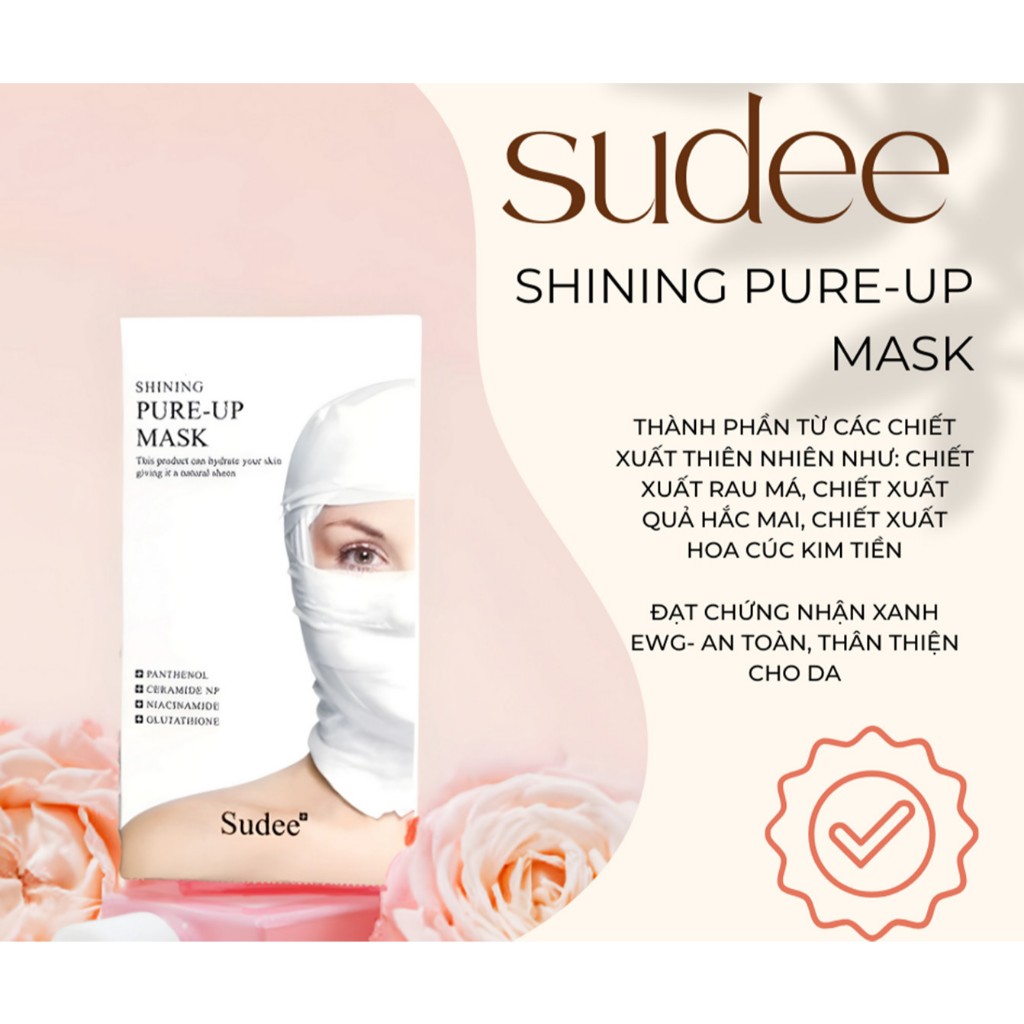 Mặt Nạ Ngủ Nâng Cơ Sudee Shining Pure-up Mask Giúp Cho Làn Da Trắng ...