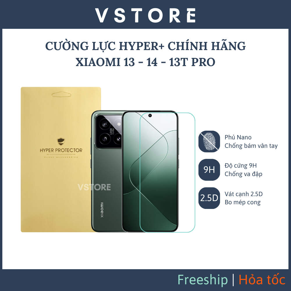 Cường lực HYPER+ Xiaomi 13 14 13T Pro Hyper Pro+ trong suốt ko full màn ...