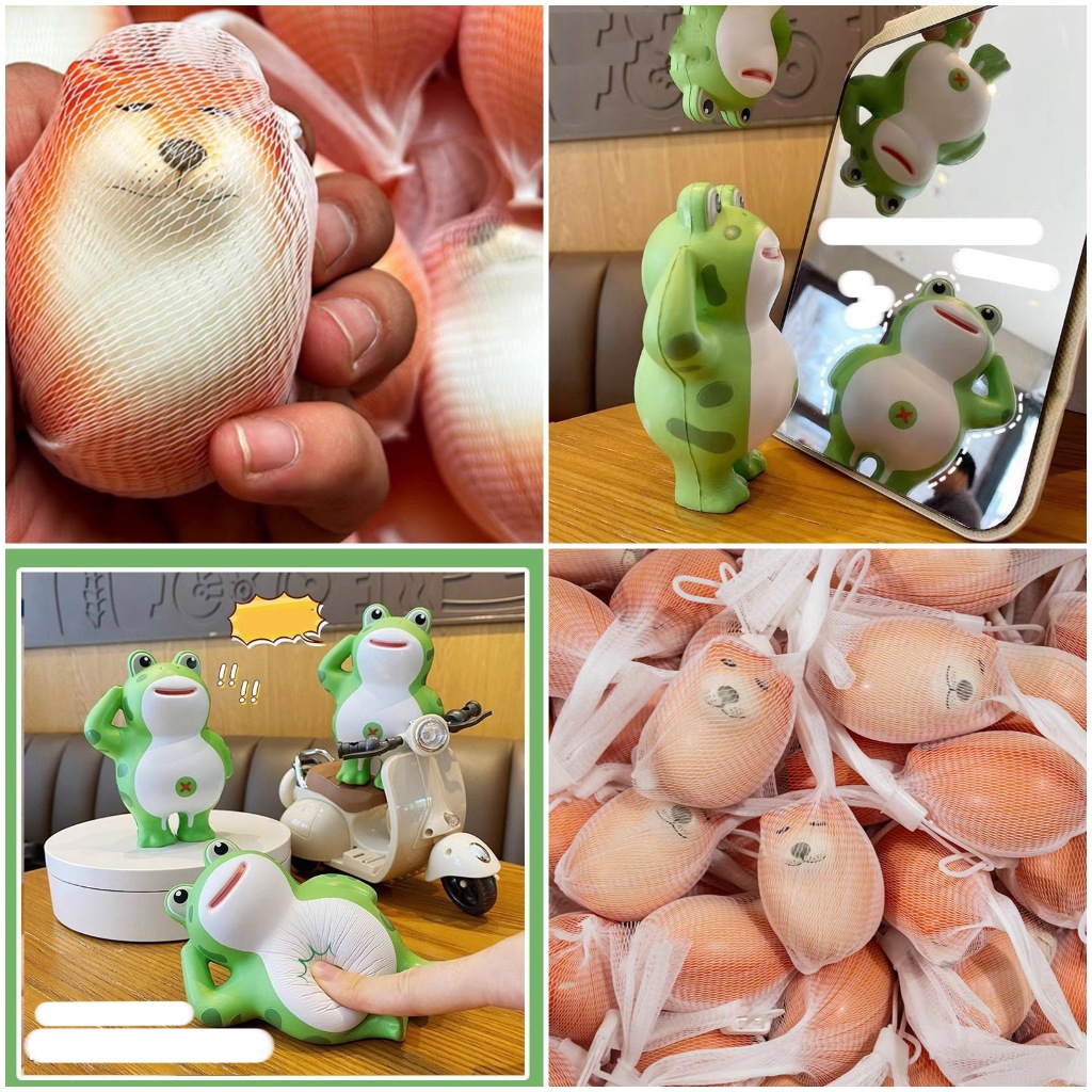 Đồ Chơi Bóp Squishy Hình Shiba Cheems Meme và Ếch Xả Stress Mềm Mại Dễ ...