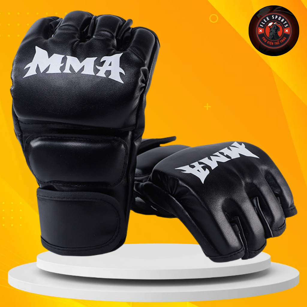 Găng tay boxing hở ngón MMA thiết kế thông thoáng và thời trang , bao ...