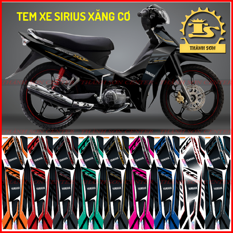 [Thành Sơn Center] Decan Rời SIRIUS 110cc 50cc RC (Tem 3 lớp chống phai ...
