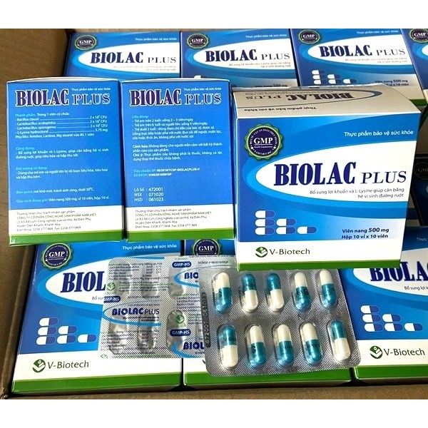 BIOLAC PLUS cân bằng vi khuẩn đường ruột, giúp hấp thụ và tiêu hóa tốt ...