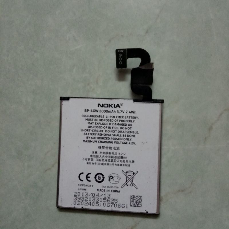 Pin Battery Nokia BP-4GW - 2000 mAh ( Lumia 920 ) | Shopee Việt Nam
