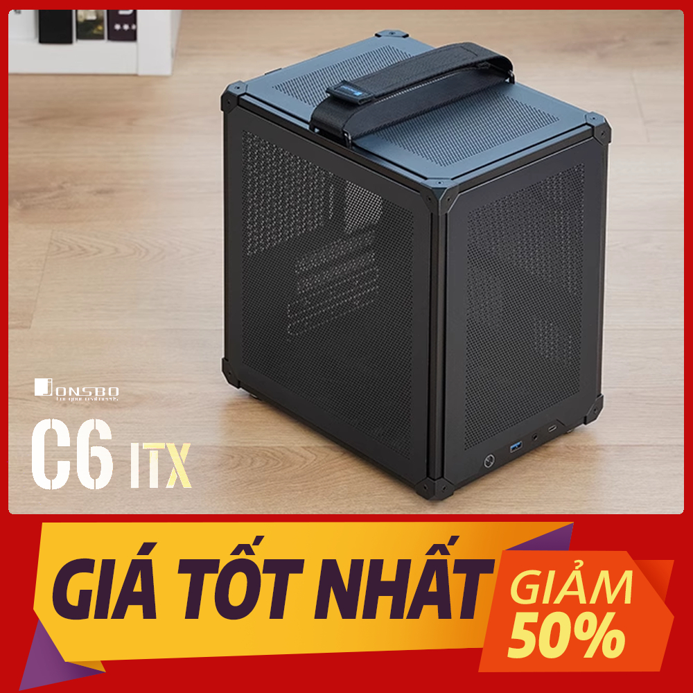Vỏ case Mini ITX/ M-ATX Jonsbo C6 Handle - Vỏ case máy tính có quai xách (new 100%) | Shopee ...